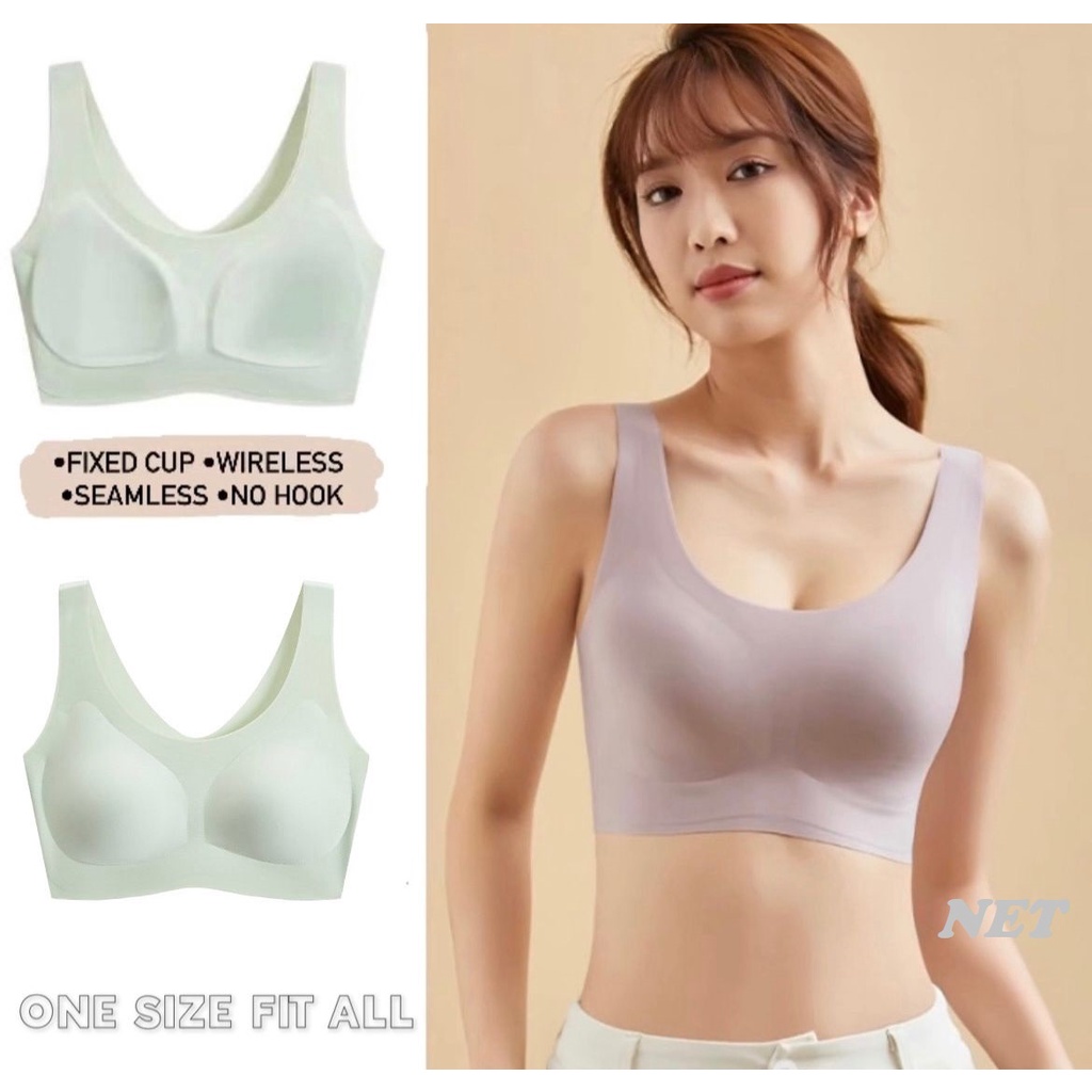 Jual FLY BRA One & Big Size Bra Fixed Cup BH Tanpa Kawat Seamless Wireless No Hook Bra Elegant ...