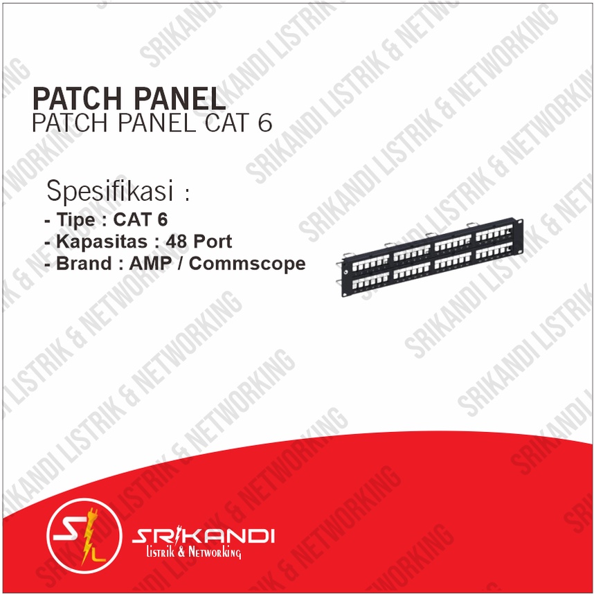 Jual PATCH PANEL CAT 6 COMMSCOPE 48 PORT | Shopee Indonesia