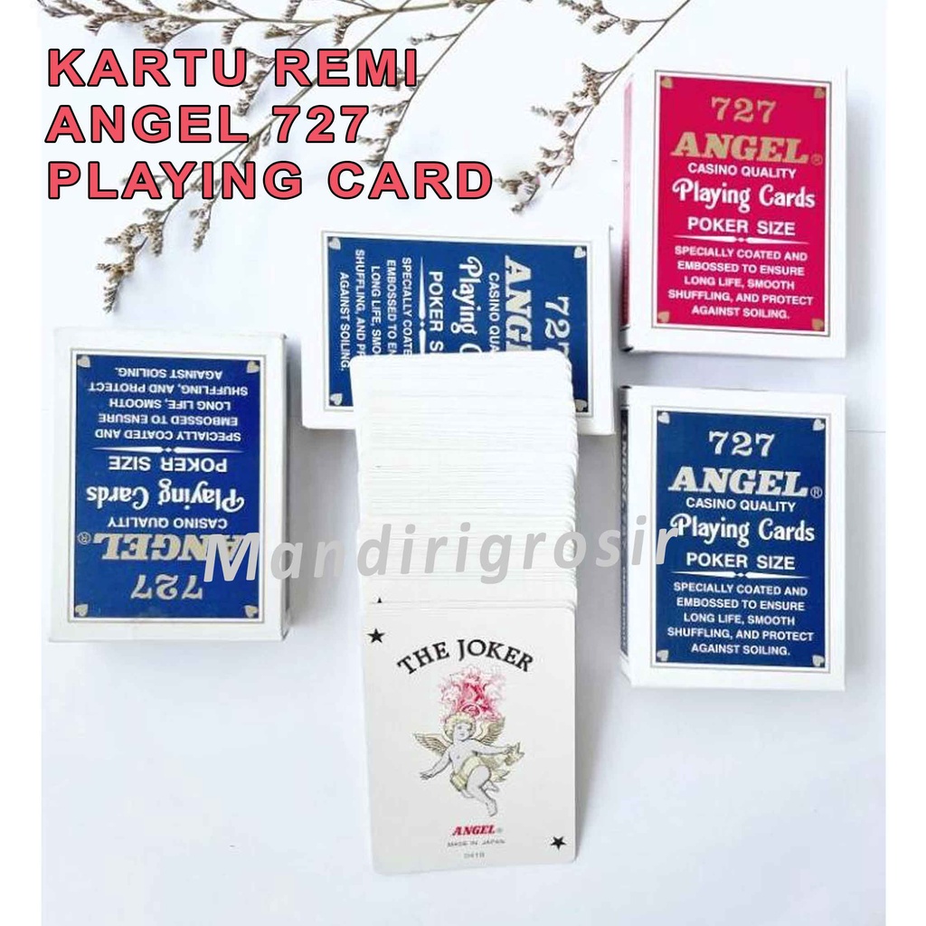 Jual Playing Card 727 ANGEL * Kartu Remi * Mainan Kartu Remi * 1 Deck ...