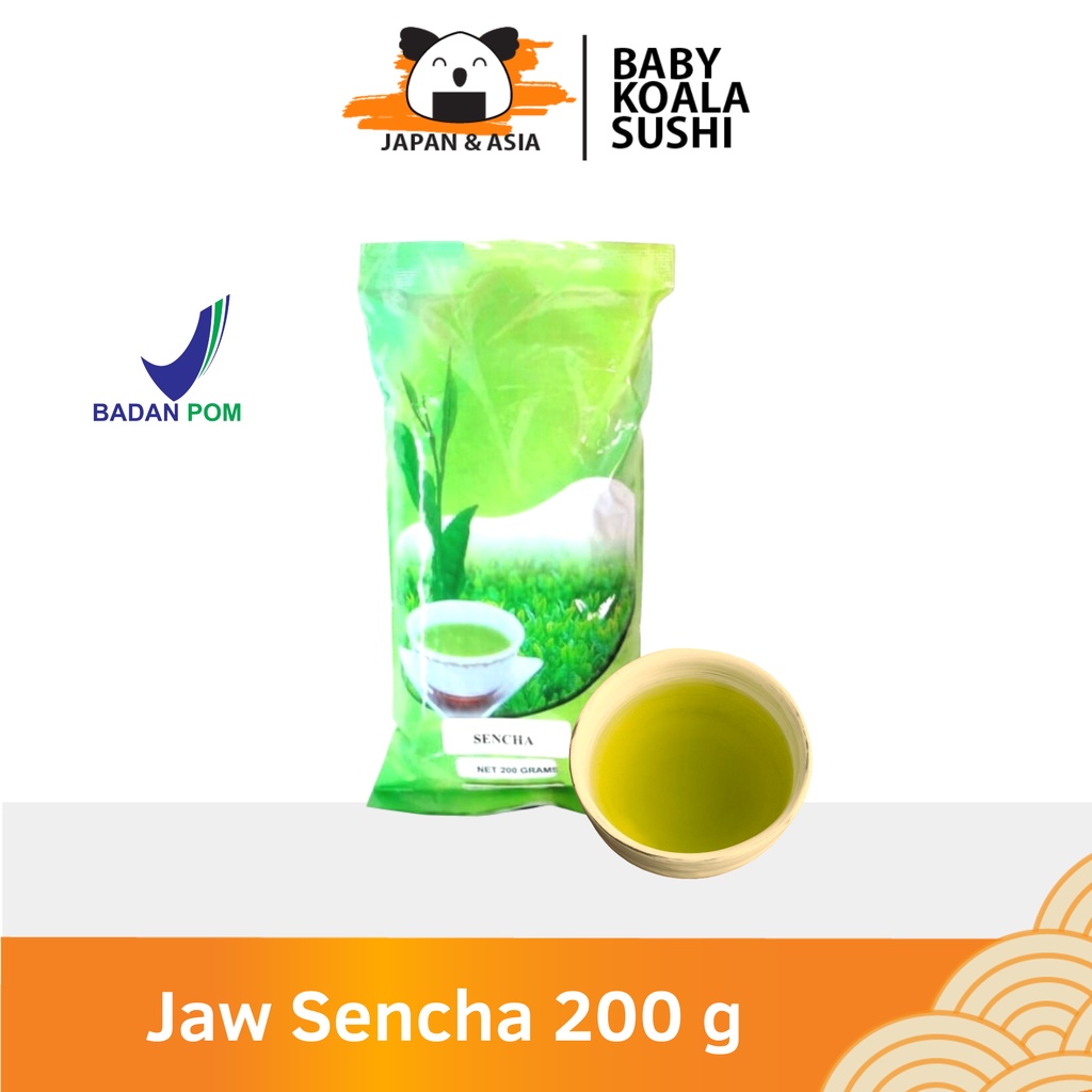 Jual JAW Sencha Ocha Green Tea Teh Hijau 200 g Halal | Shopee Indonesia