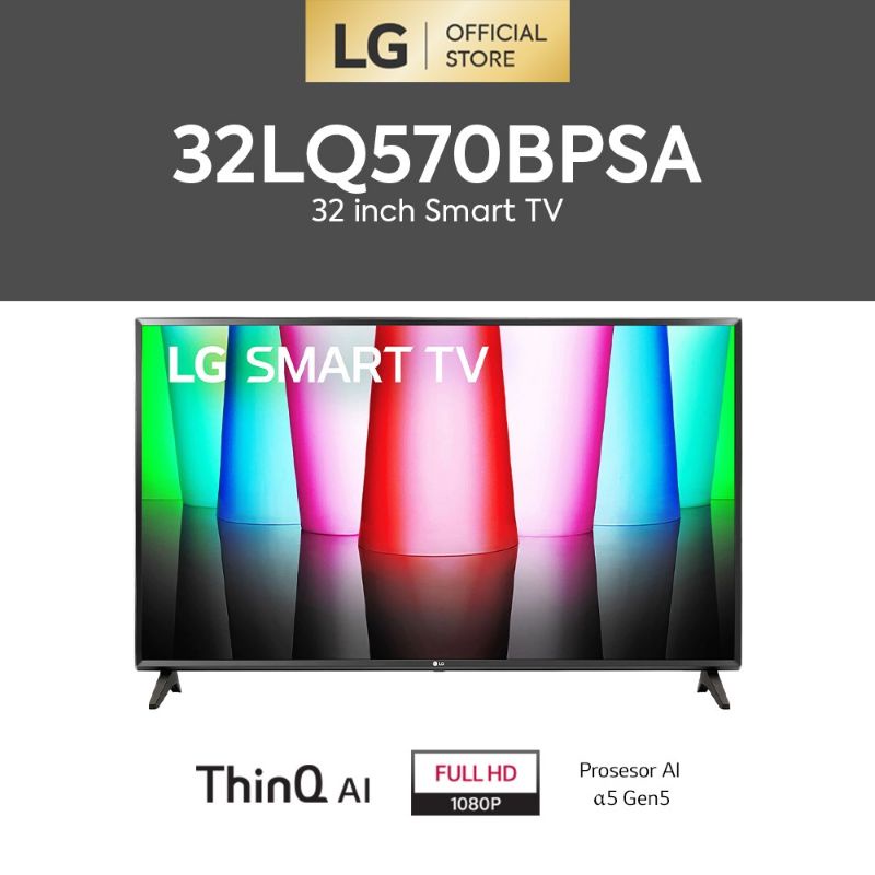 Jual LG LQ57 32 Inch Smart TV - 32LQ570BPSA (2022 Model) | Shopee Indonesia
