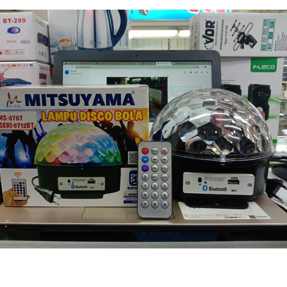 Jual PROMOSI !! 7.7 Mitsuyama MS-0712BT Lampu Disco Bola + Speaker ...