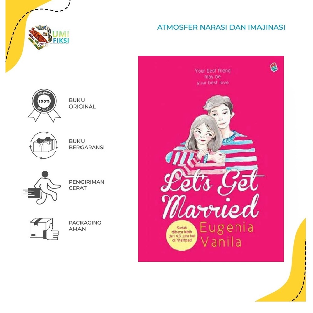 Jual NOVEL - LET`S GET MARRIED - EUGENIA VANILA - Bukune - Bumifiksi | Shopee Indonesia