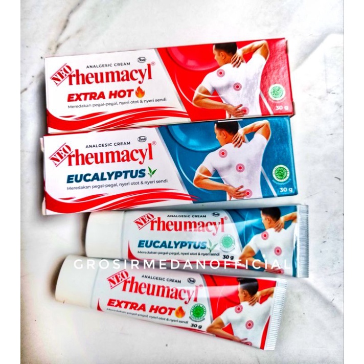 Jual NEO RHEUMACYL KRIM 25 GRAM OTOT AROMA EUCALYPTUS DAN EXTRA HOT ...