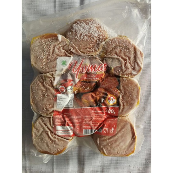 Jual Yomas Rolade daging ayam 500g isi 18 | Shopee Indonesia