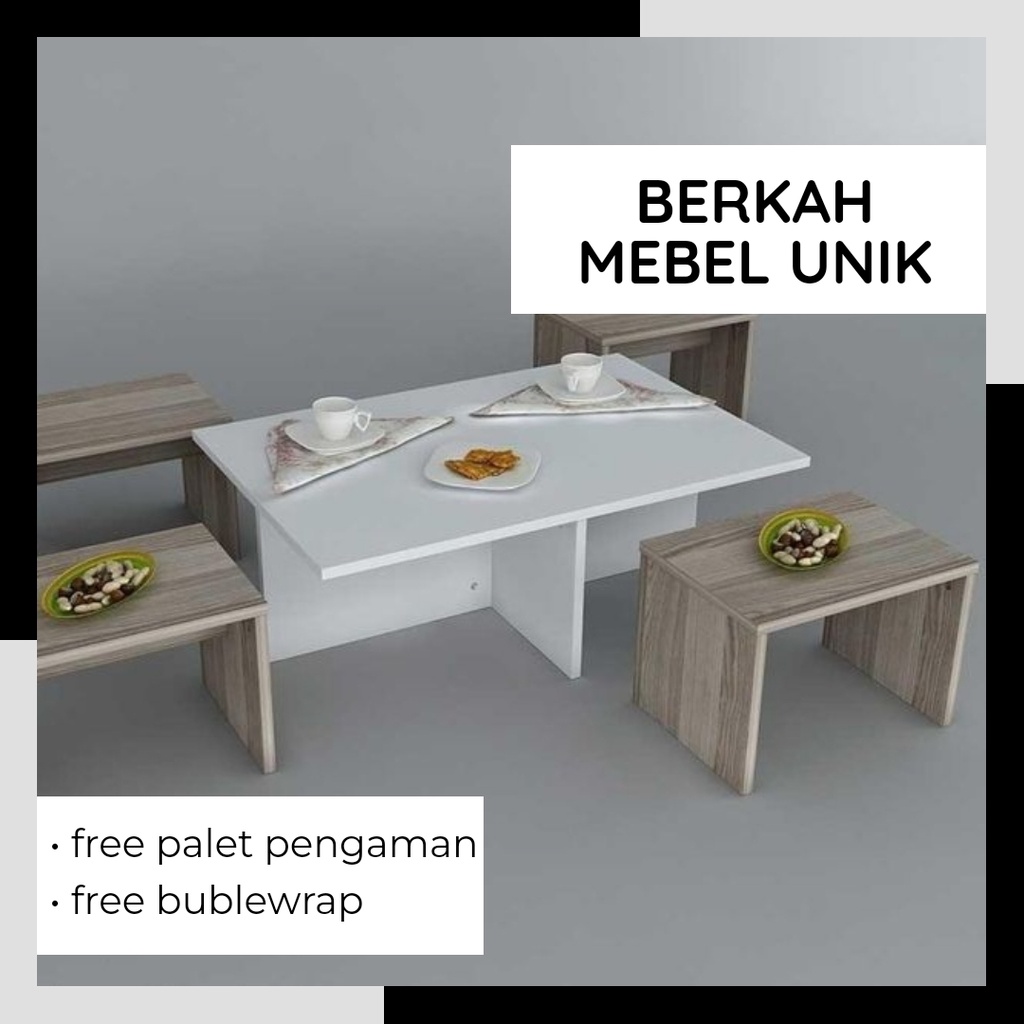 Jual Promo Meja Ruang Tamu Meja Kopi Minimalis Modern AGATE ( Mebel ...
