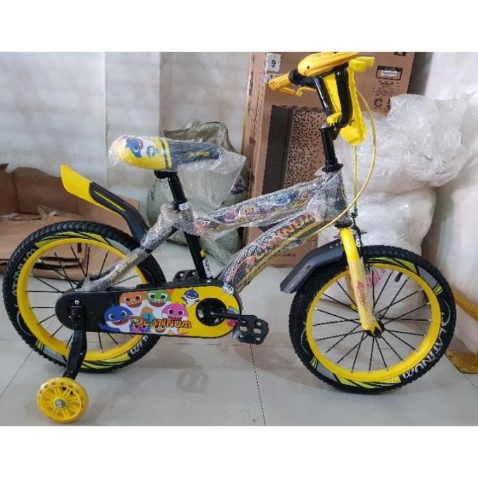 Jual Sepeda Anak Sepeda Bmx 16 Inch Platinum ( Baby Shark ) ( Warna ...