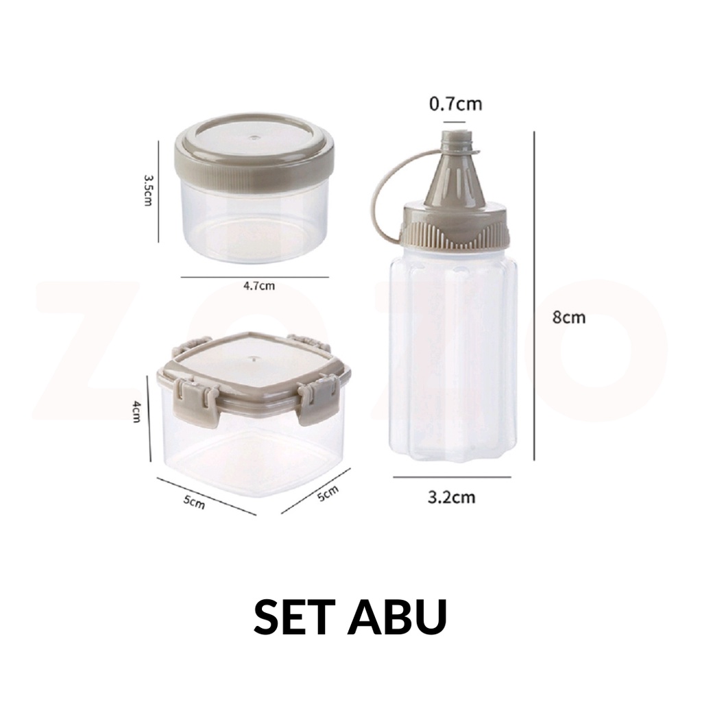 Jual ZOZO Botol Saus Mini Bento Tempat Saos Kecap Mayonnaise Bekal ...