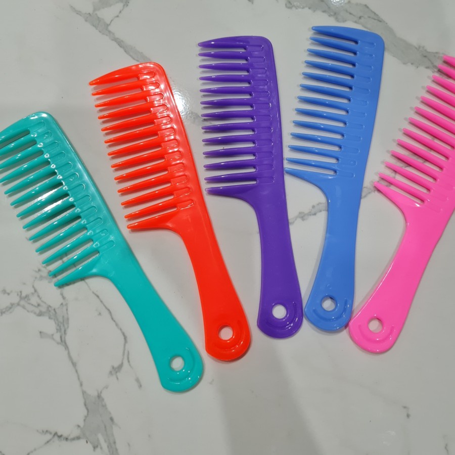 Jual sisir rambut besar/ sisir jumbo/ sisir jarang/ sisir gigi besar ...