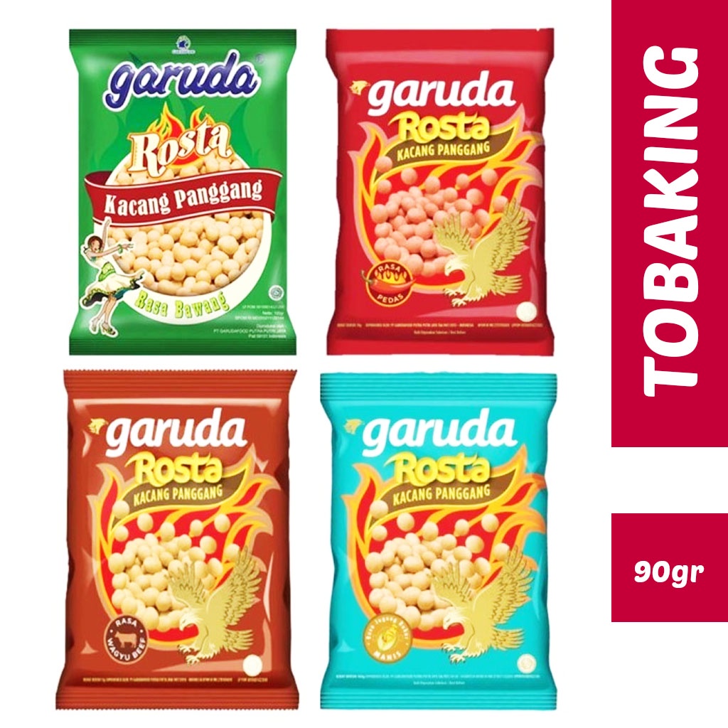 Jual Garuda Rosta Kacang Panggang 90 gr Bawang Pedas Jagung Wagyu Beef ...