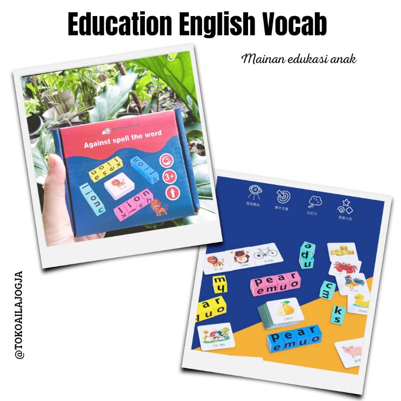 Jual Education English Vocab / Spelling Game | Shopee Indonesia