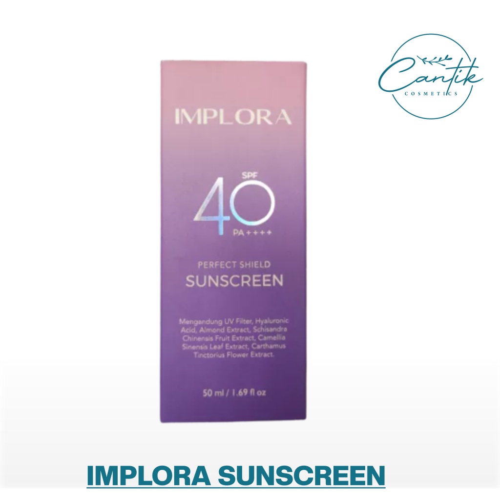 Jual IMPLORA SUNSCREEN SPF 40PA++++ (50ml) | Shopee Indonesia