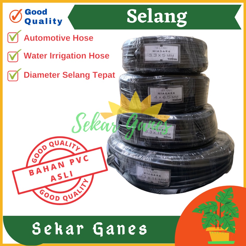 Jual PROMO Selang Pe 11mm 16mm 1ROL 50m 100m Kualitas Bagus Fertigasi ...