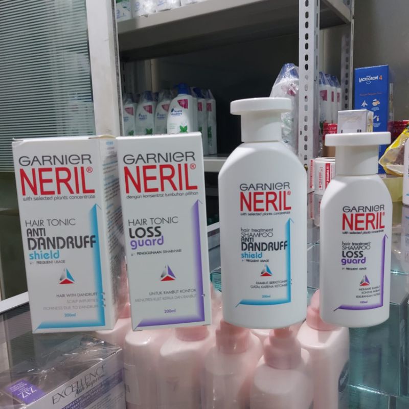 Jual Garnier Neril Shampoo|Hair Tonic|Loss Guard|Anti Dandruff 200ML ...