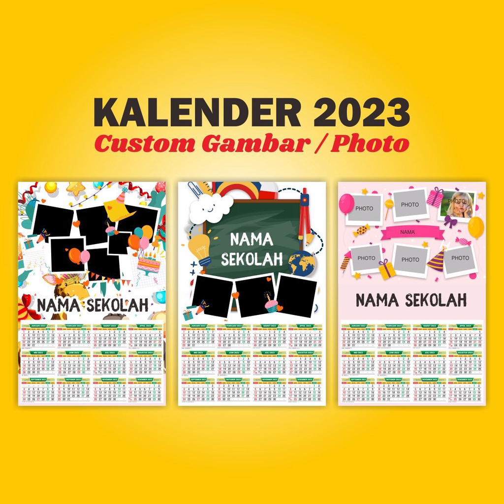 Jual Cetak KALENDER TEMA ANAK & SEKOLAH - kalender poster - kalender ...