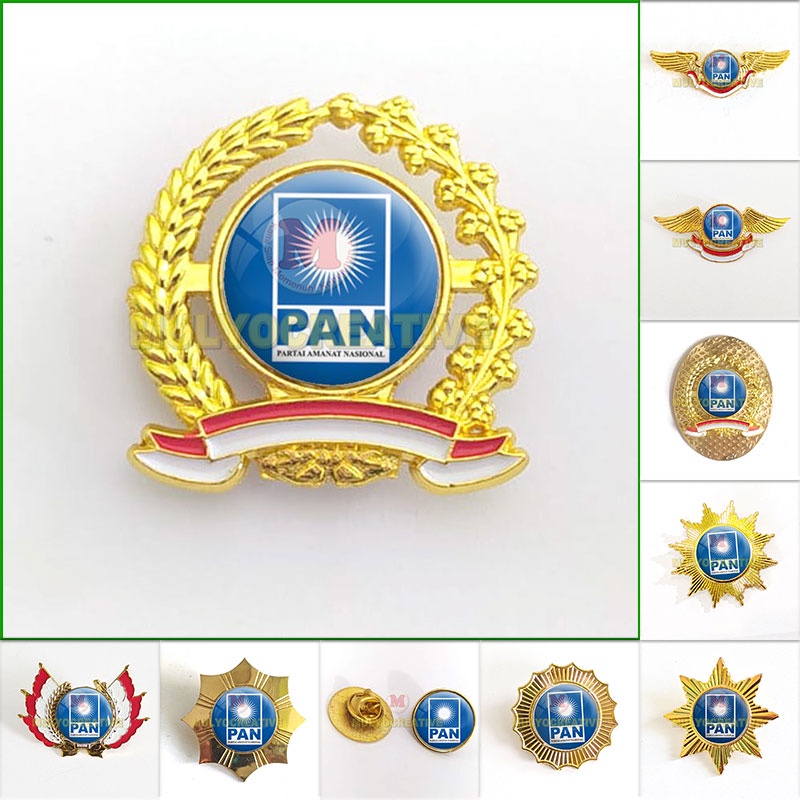 Jual Pin PAN Pin Bros Wing Logo Partai Amanat Nasional | Shopee Indonesia