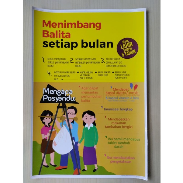 Jual Poster Menimbang Balita Setiap Bulan Kode 86 | Shopee Indonesia
