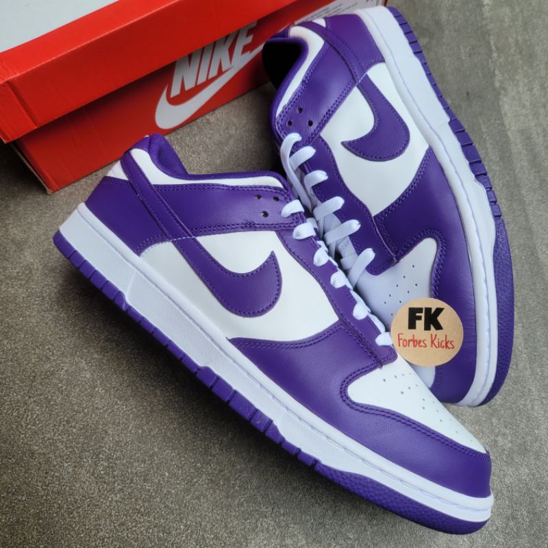 Jual Nike Dunk Low Championship Court Purple || university red blue ...