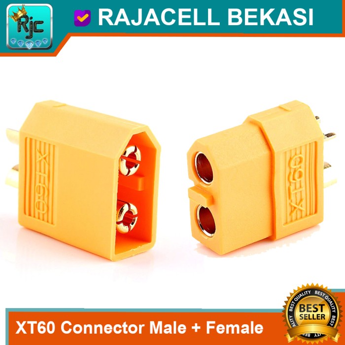 Jual XT60 Plug Socket Connector Jack Konektor XT-60 for RC ESC Lipo ...