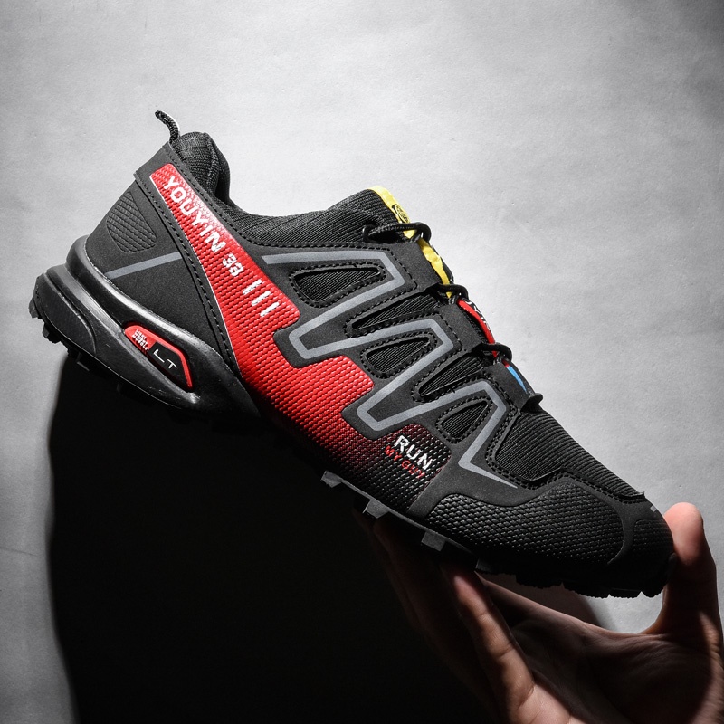 Jual Premium Musim Panas Sepatu Pria Santai Mendaki Gunung Sepatu Hiking Adventure Olahraga Tali ...