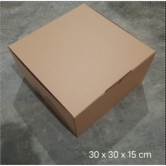 Jual Kardus 30x30x15 cm --Die Cut dan easy usage-- | Shopee Indonesia