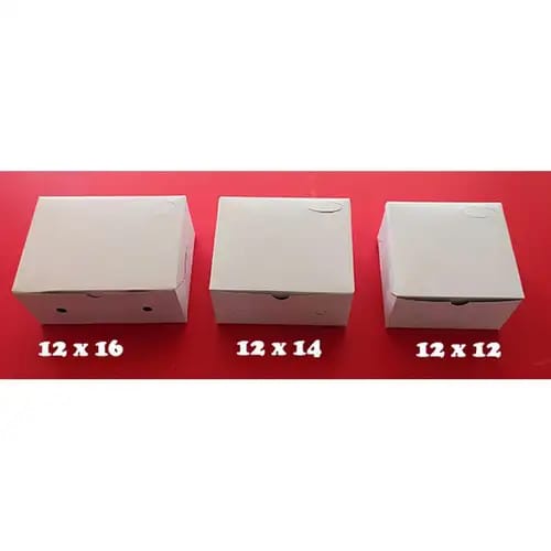 Jual Kardus Kue Kemasan Makanan Ukuran 12x12, 12x14, 12x16 Per lembar ...