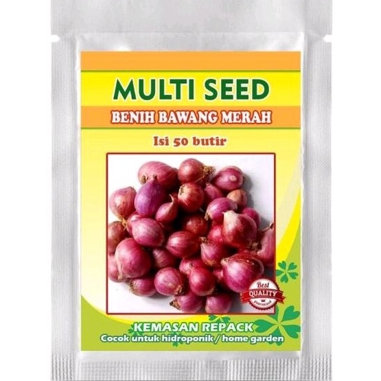 Jual Bibit Bawang Merah Isi 50 Biji. Benih Bawang Merah Kemasan Repack ...