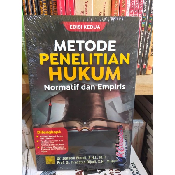 Jual METODE PENELITIAN HUKUM NORMATIF DAN EMPIRIS Edisi Kedua - Dr ...