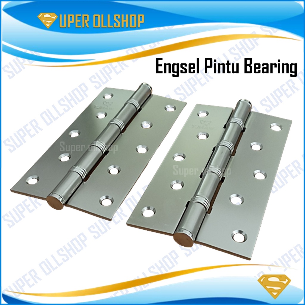 Jual Engsel Pintu Tebal 5 Inch Jendela Pintu Kayu Besi / Engsel Pintu ...