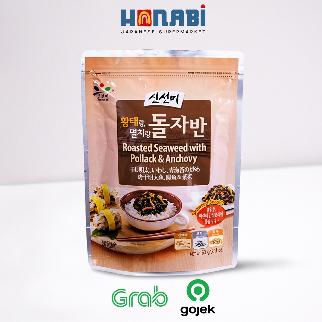 Jual Shin Sun Mi Roasted Seaweed With Pollack & Anchovy 60g - Rumput ...