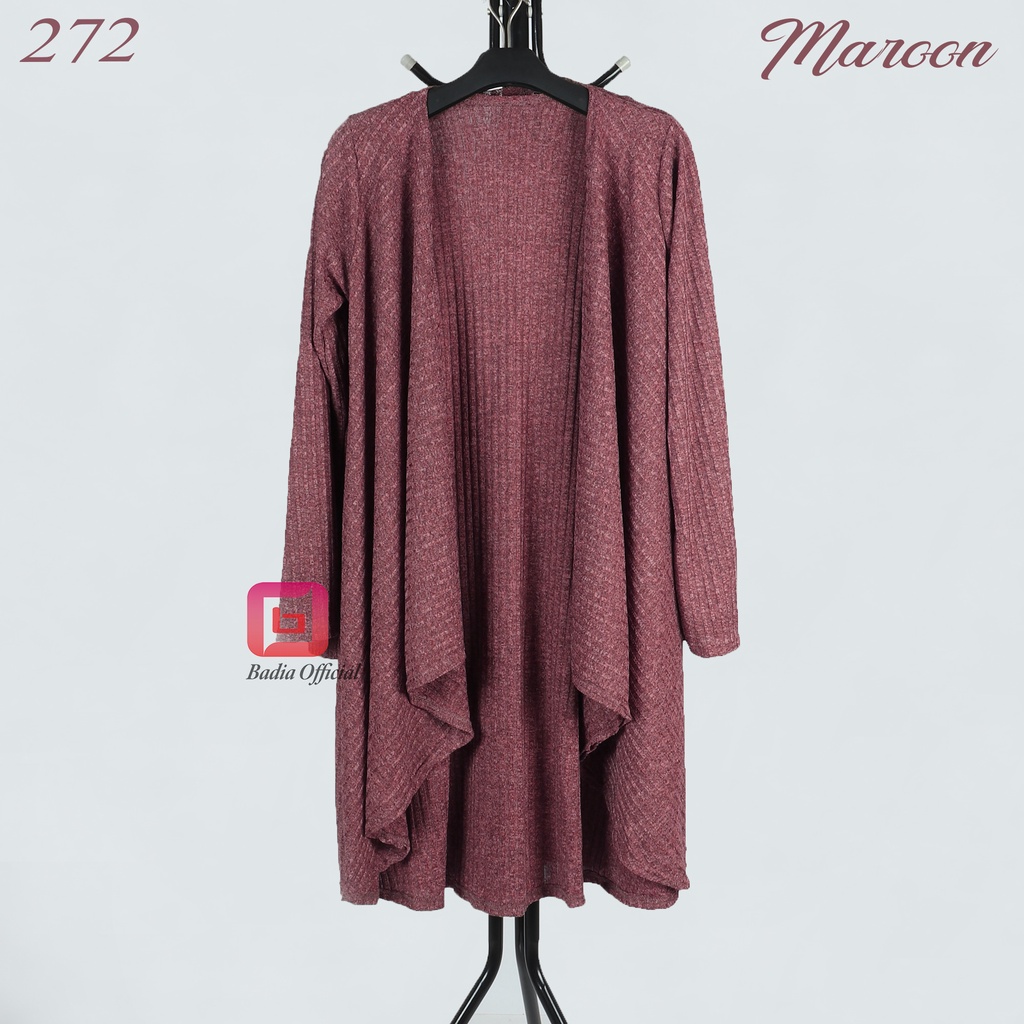 Jual cardigan outer rajut lengan panjang long sweater jaket jumbo wanita kardigan bahan tebal ...