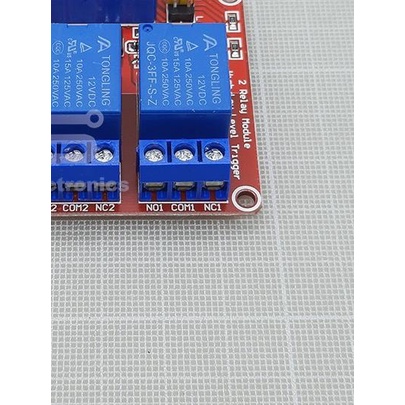 Jual 2 Channel Relay Module 12V Supports High and Low Trigger | Shopee ...