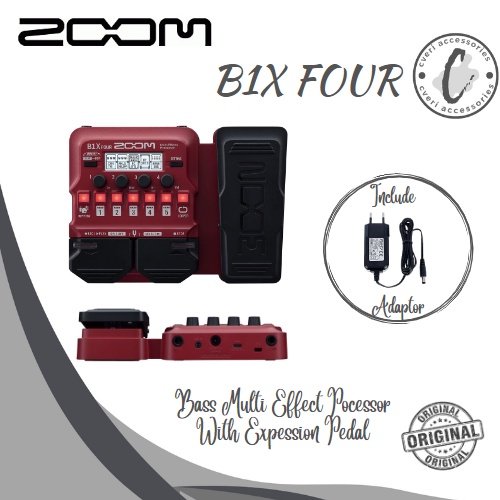 Jual Zoom B1X Four Bass Multi Effect with Expression Pedal Original ...