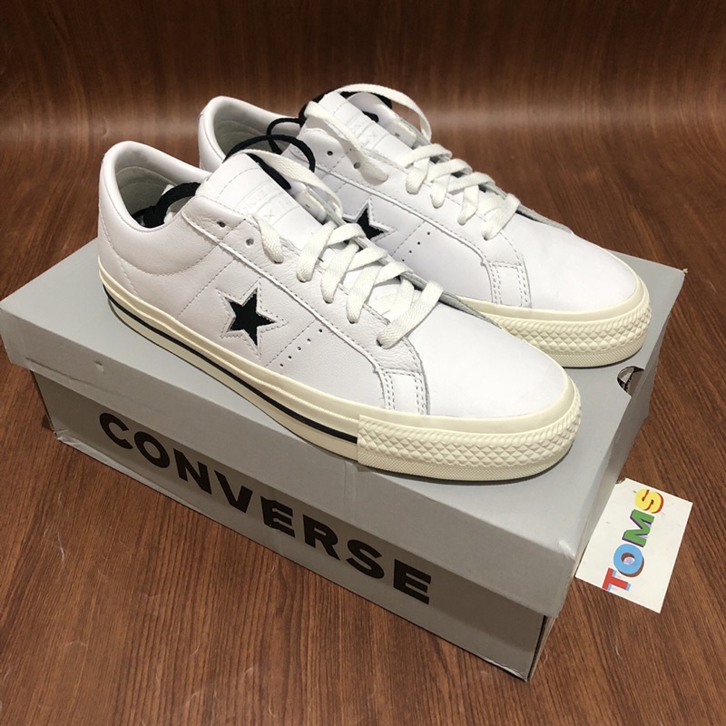 Jual Converse One Star Pro White Leather Original Resmi PT MAP | Shopee ...