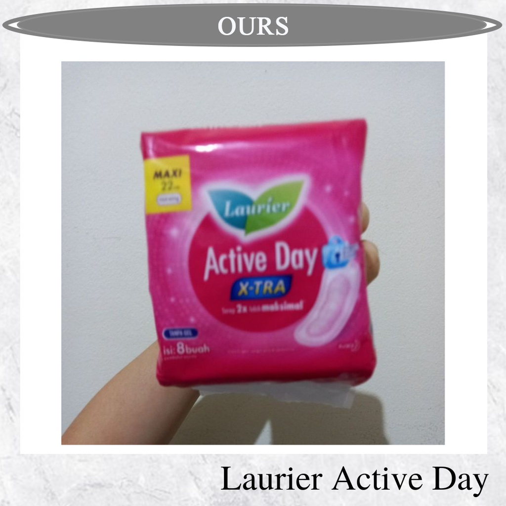 Jual laurier pembalut active day maxi 22 cm tanpa sayap isi 8 ...