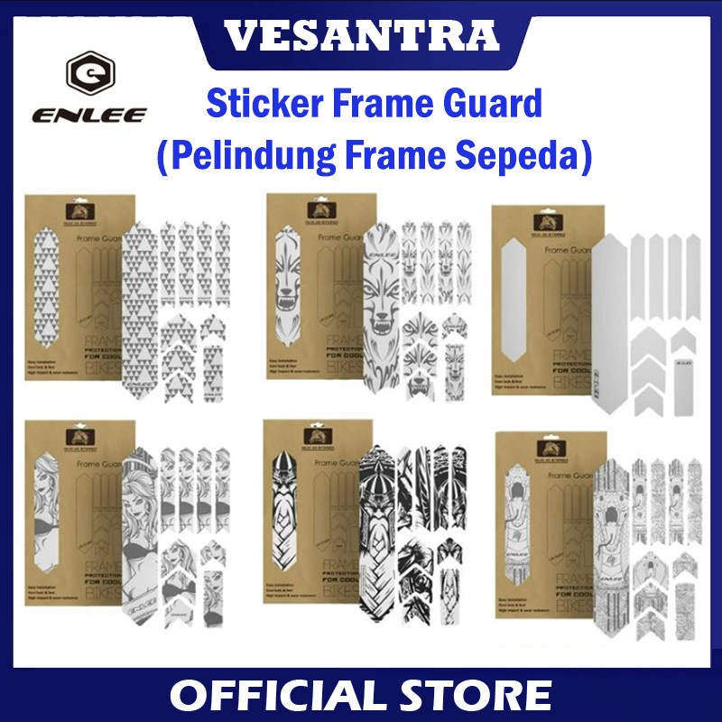 Jual Enlee Sticker Frame Guard Protector Pelindung Body Sepeda Stiker ...