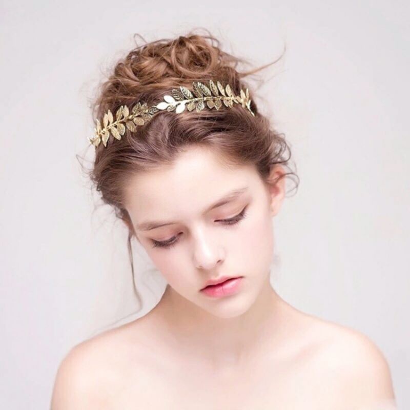 Jual Crown Mahkota Bando Gold Emas Daun Leaves Leaf Greek Aphrodite ...