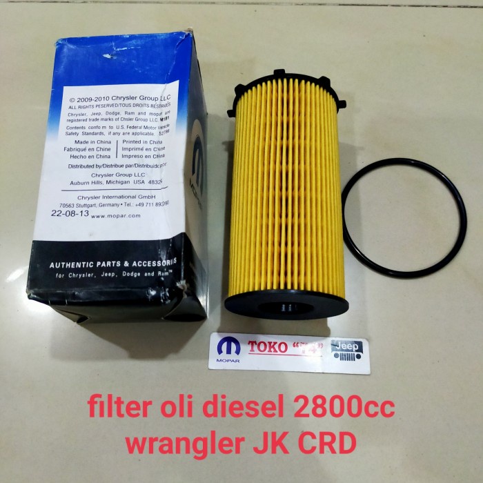 Jual Filter Oli Mobil Filter Saringan Oli Diesel 2.8L Crd Jeep Wrangler ...