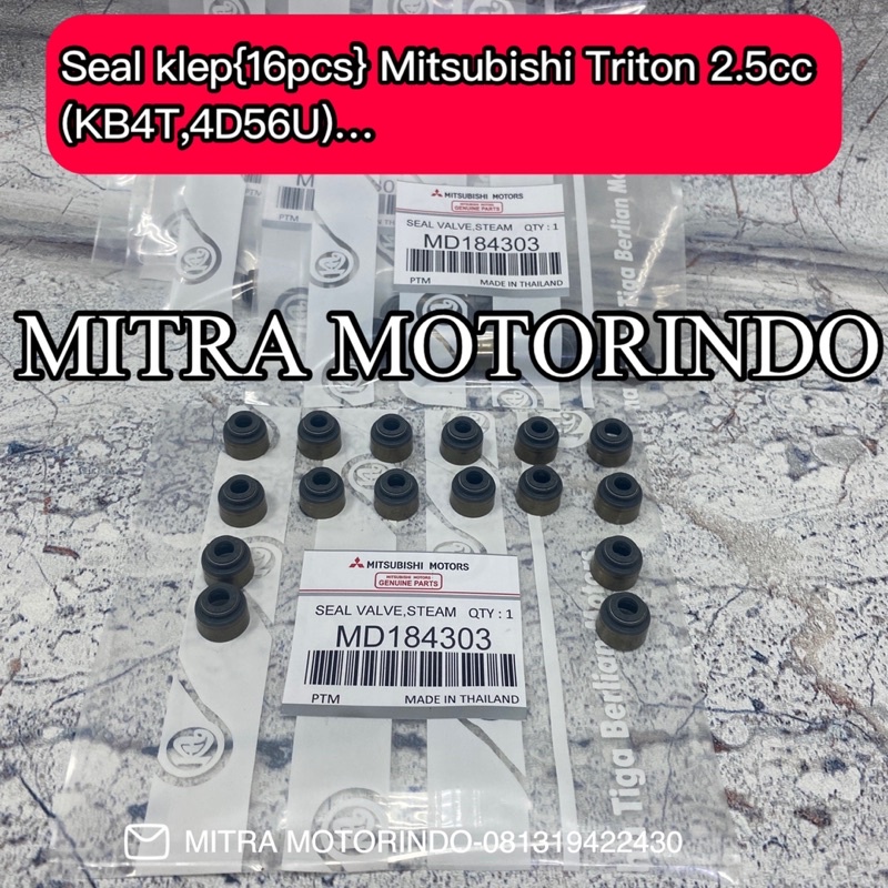 Jual Seal klep-seal valve steam pajero sport,Triton 1set/16pcs MD184303 | Shopee Indonesia