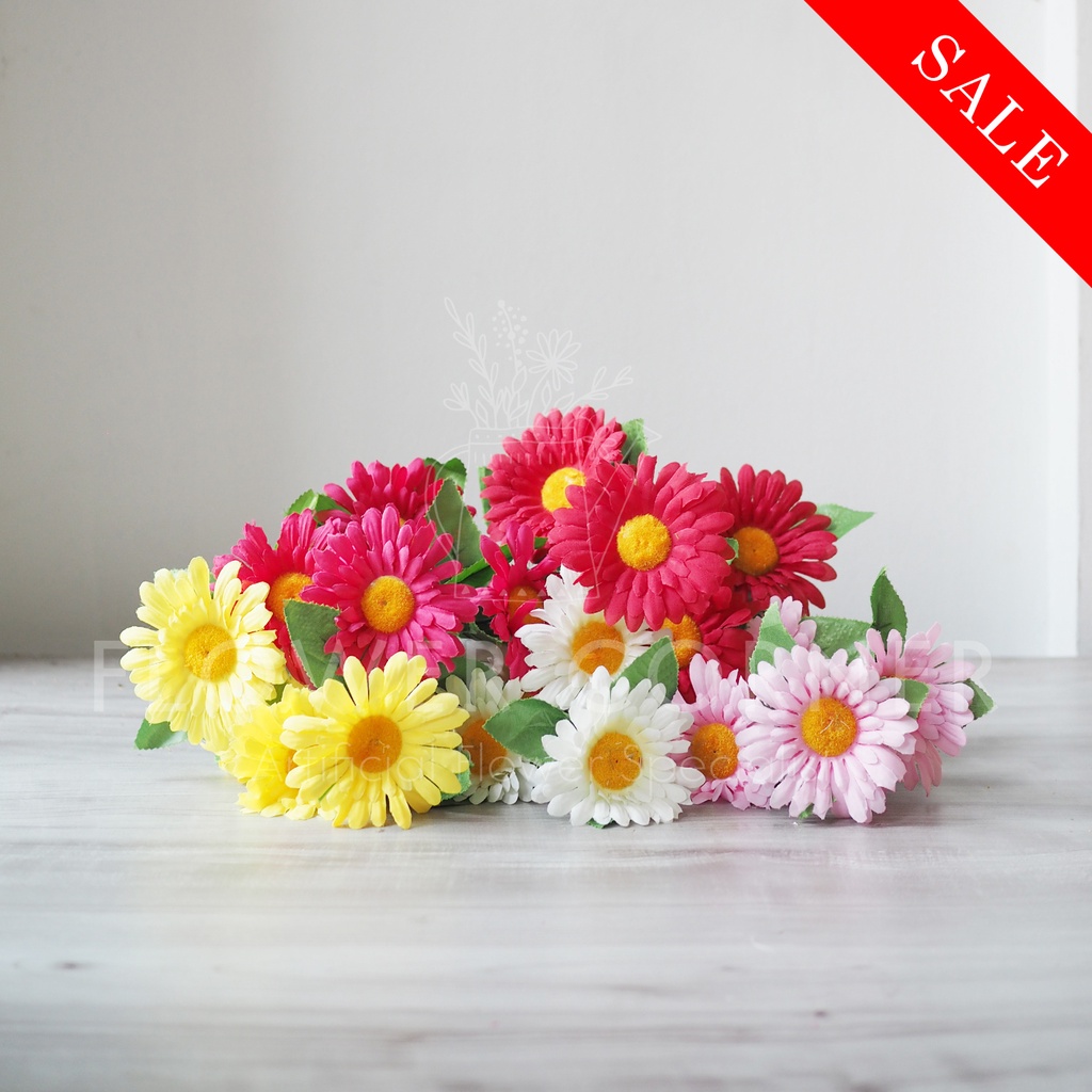 Jual Bunga Artificial / Daisy Artificial 5 Kuntum (B20045) | Shopee ...