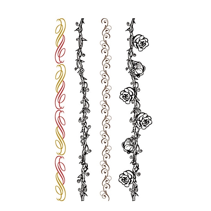 Jual [Tato Tiamo] Tattoo 3D Stiker Tato Kartun Stiker 3D Tahan Air ...