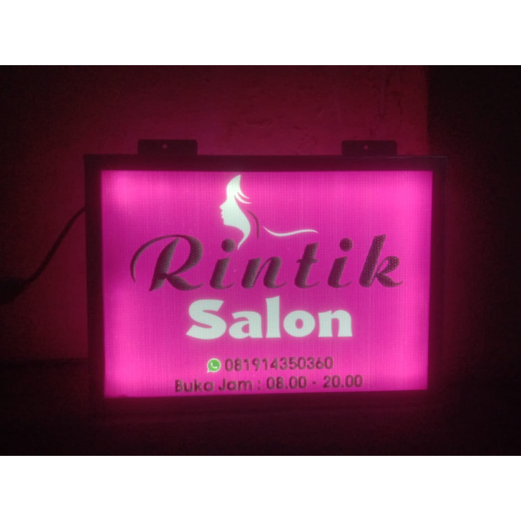 Jual NEON BOX AKRILIK CUSTOM DISEN DAN UKURAN 20X20CM (COD) | Shopee ...