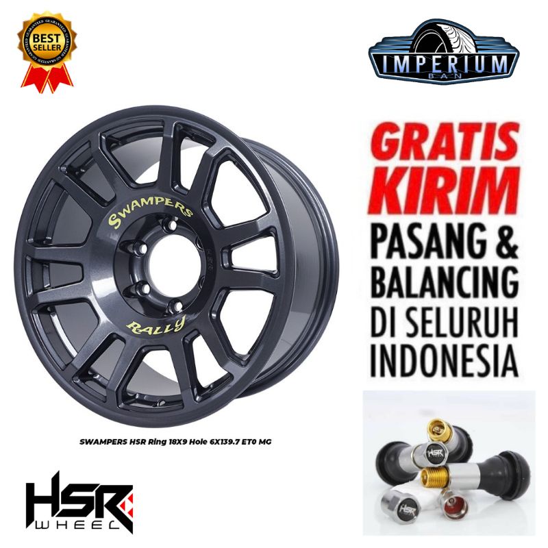 Jual Velg Mobil Terbaru Velg Mobil Pajero Fortuner Hilux Triton dll HSR Swampers Ring 18 | Toko ...