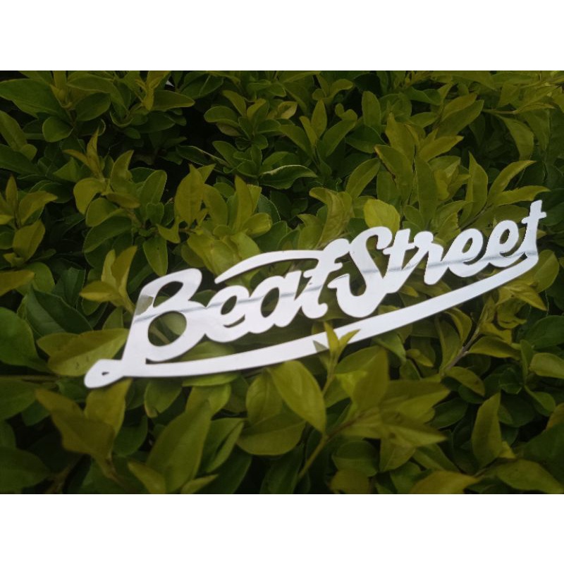Jual Emblem Beat Street timbul custom Stainless | Shopee Indonesia