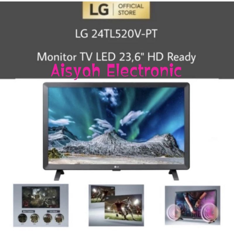Jual LED MONITOR TV LG 24 INCH (24TL520V) | Shopee Indonesia