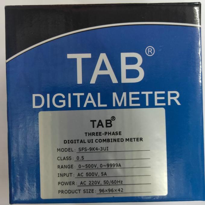 Jual Panel Meter Digital Ac Volt Ampere 96X96 3 Phase 3P Tab Sfs-9K4-3Ui | Shopee Indonesia
