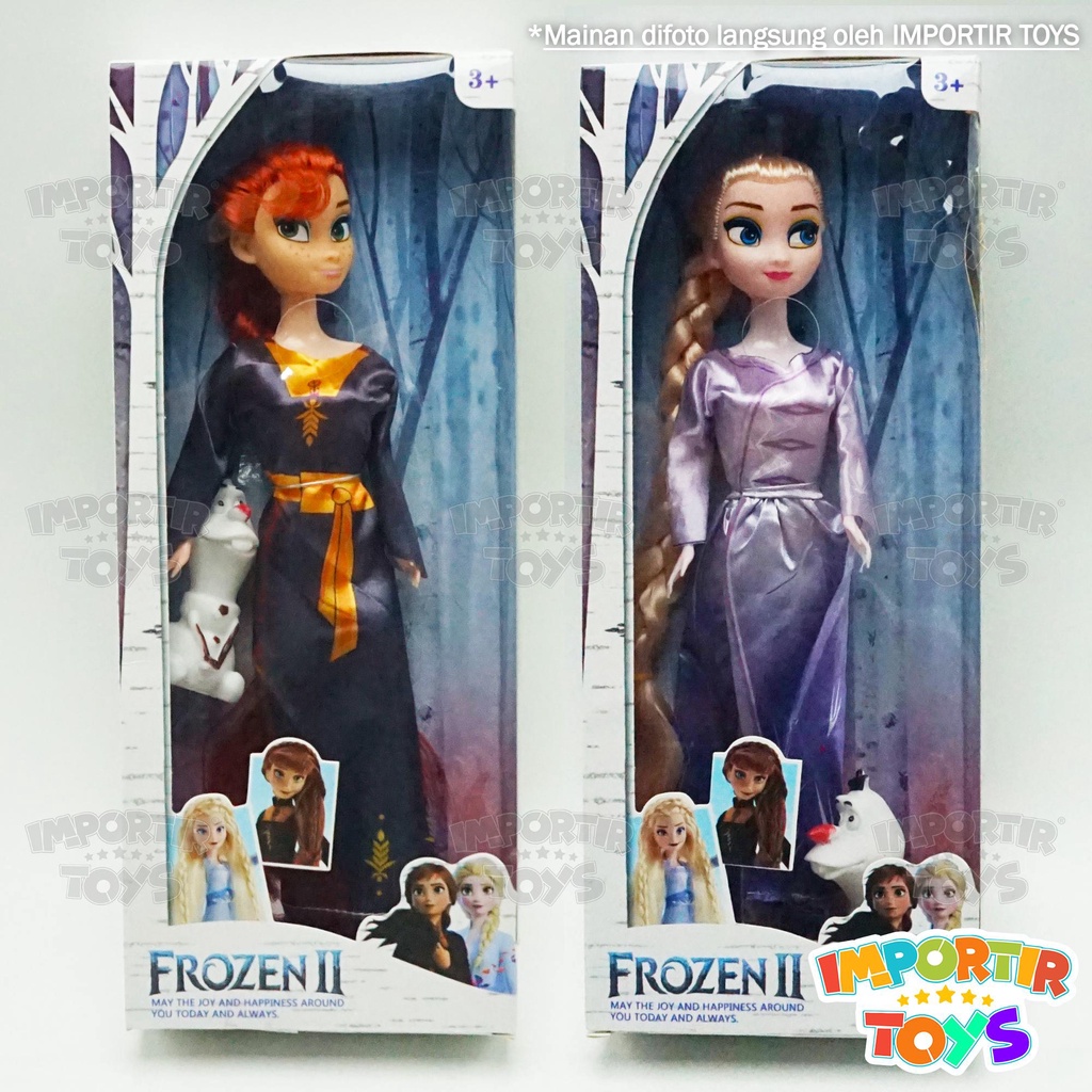 Jual Mainan Anak Barbie Frozen Anna dan Elsa Free Olaf | Shopee Indonesia