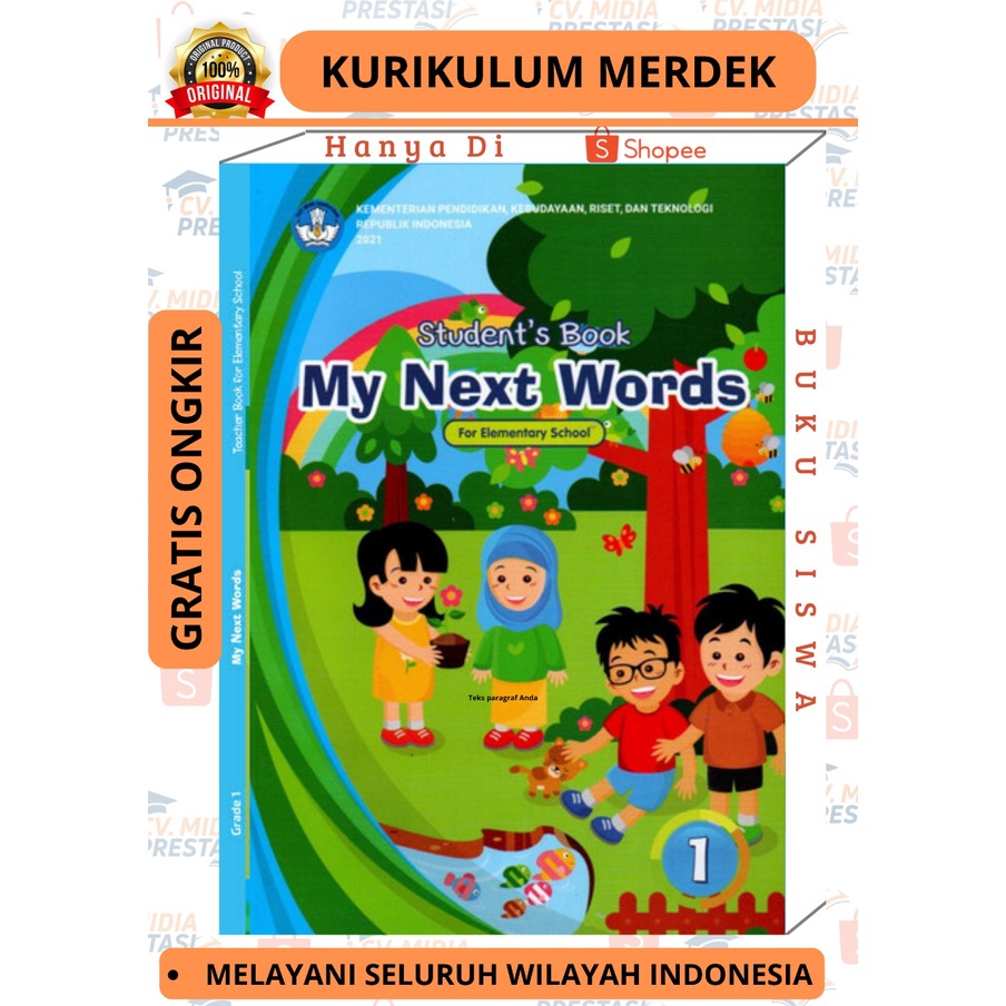 Jual buku siswa Bahasa Inggris(my next words) SD/MI kelas 1 kurikulum merdeka 2022 | Shopee ...