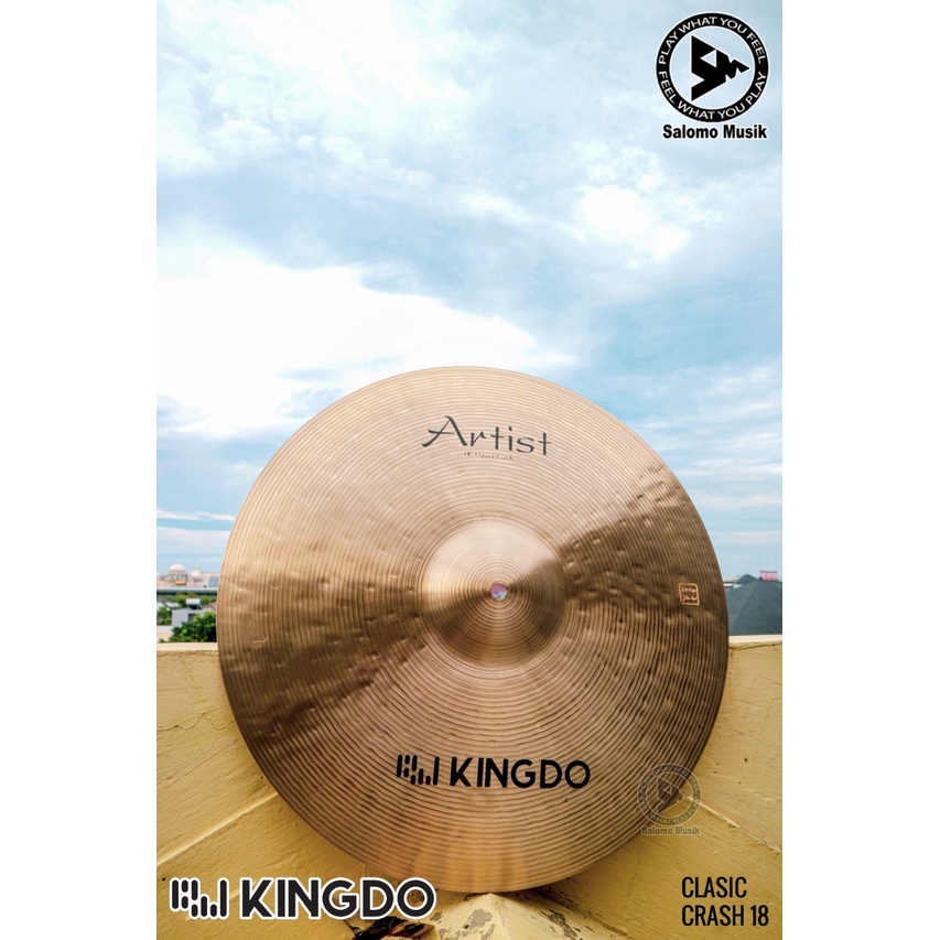 Jual Cymbal Kingdo Artist Classic Medium Crash 18" | Shopee Indonesia