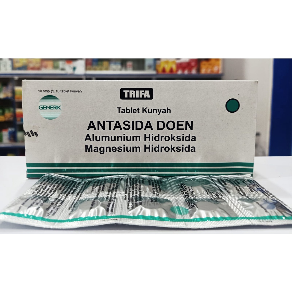 Jual Antasida Doen Obat Maag dan Asam Lambung Tablet Kunyah 𝟏 𝐒𝐭𝐫𝐢𝐩 𝐢𝐬𝐢 ...